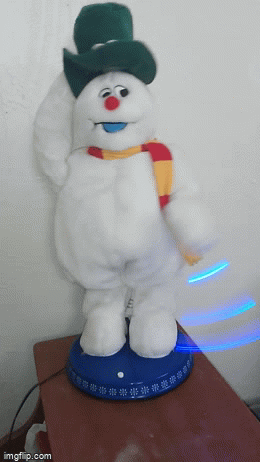 spinning snowflake frosty the snowman - Imgflip