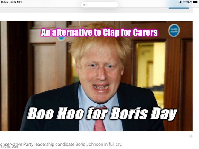 BooHoo for Boris day - Imgflip