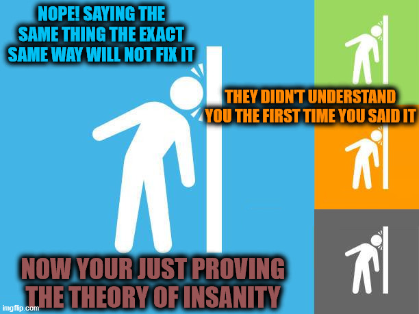 Quit repeating yourself - Imgflip