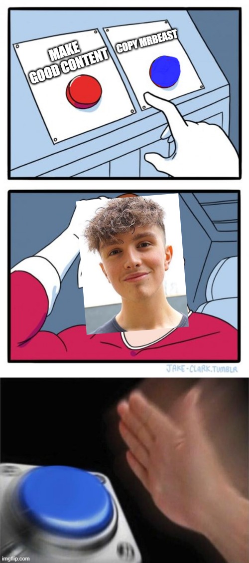 Image tagged in memes,two buttons - Imgflip