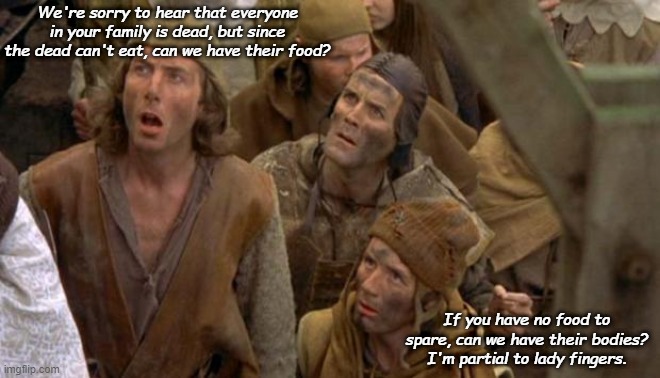 Monty Python Peasants - Imgflip