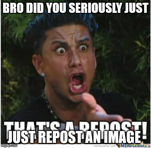 Bro did you seriously just repost - Imgflip