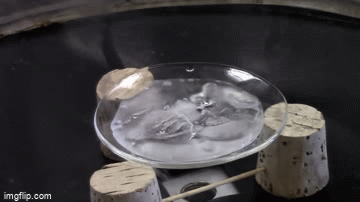 This water is being boiled and frozen at the same time - Imgflip