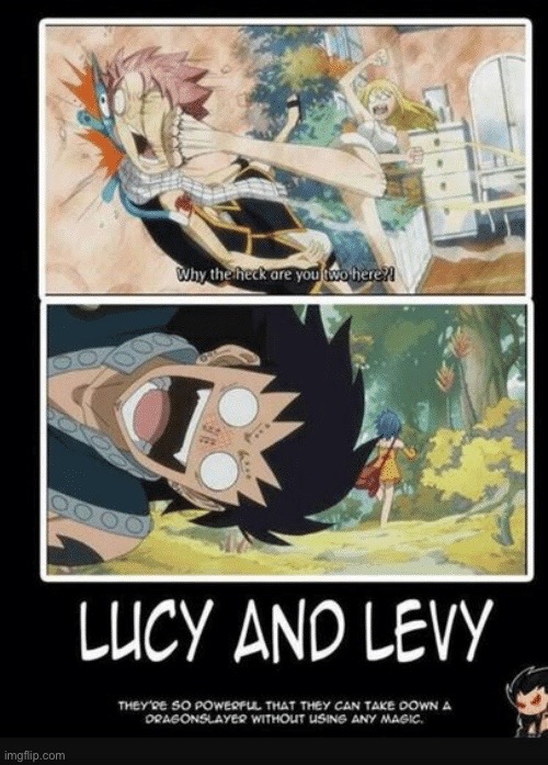 Levy is my favorite character - Imgflip