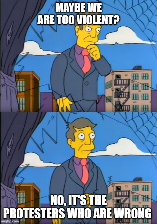 Cops At Every Peaceful Protest - Imgflip