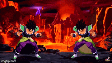 dbs broly ultimate attack - Imgflip
