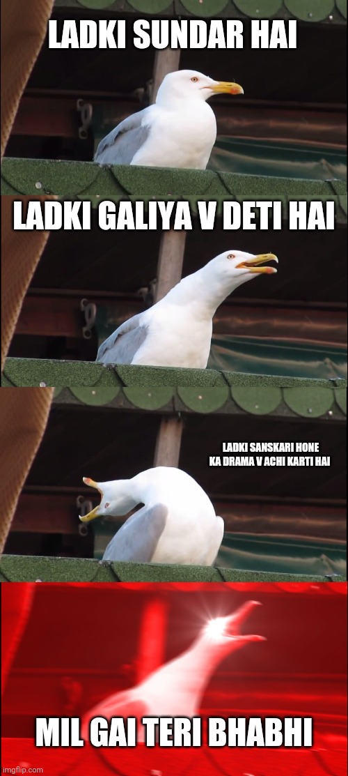 Inhaling Seagull Meme - Imgflip