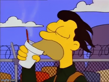 Homer punches Lenny - Imgflip