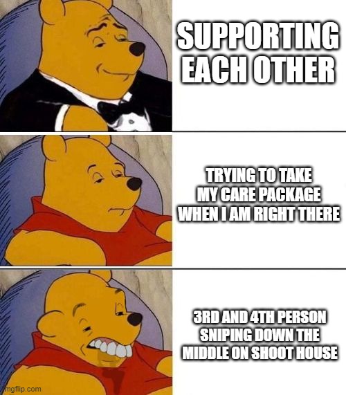 Tuxedo on Top Winnie The Pooh (3 panel) - Imgflip