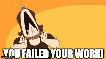 When you get a f on your homework... - Imgflip