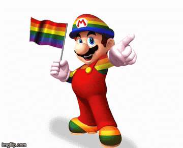 Super Mario LGBT pride - Imgflip