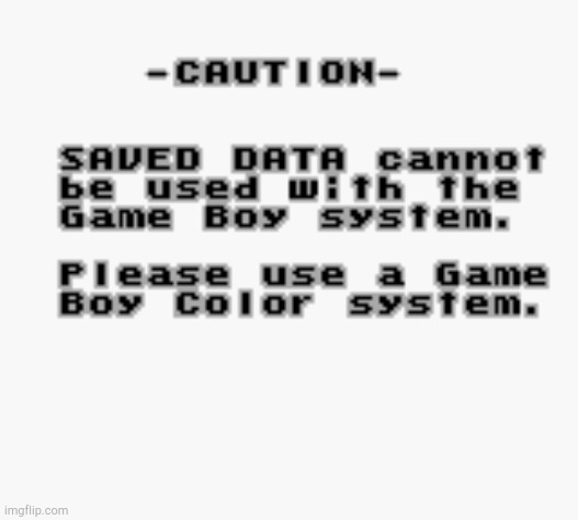 Save Data Warning - Imgflip