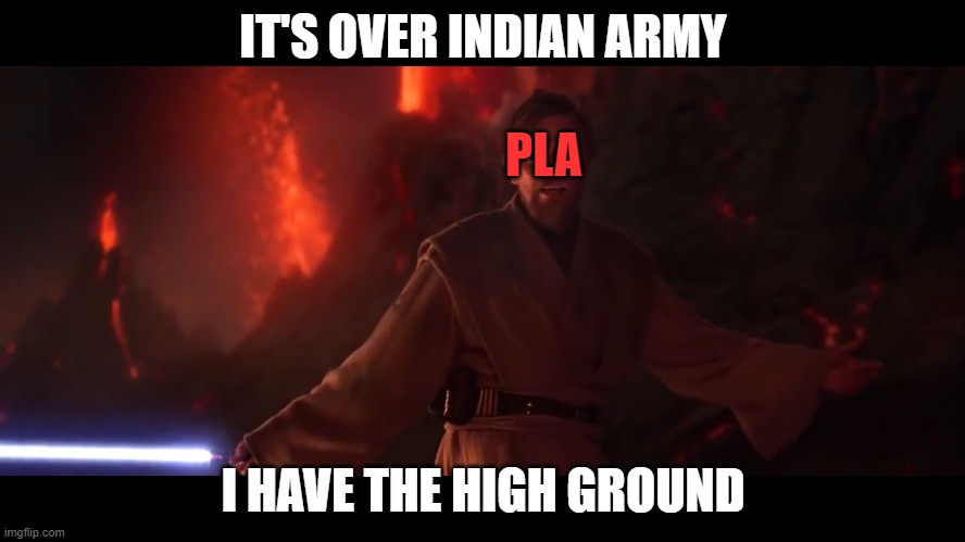 I have the high ground - Imgflip