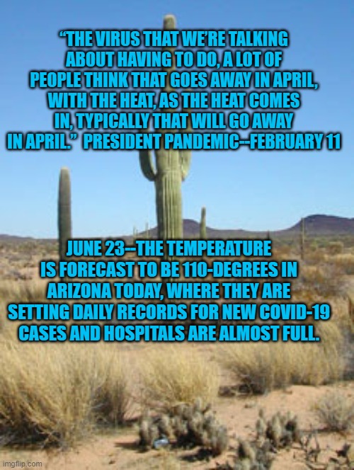 President Pandemic's Prescience? - Imgflip