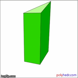Regular triangular prism - Imgflip