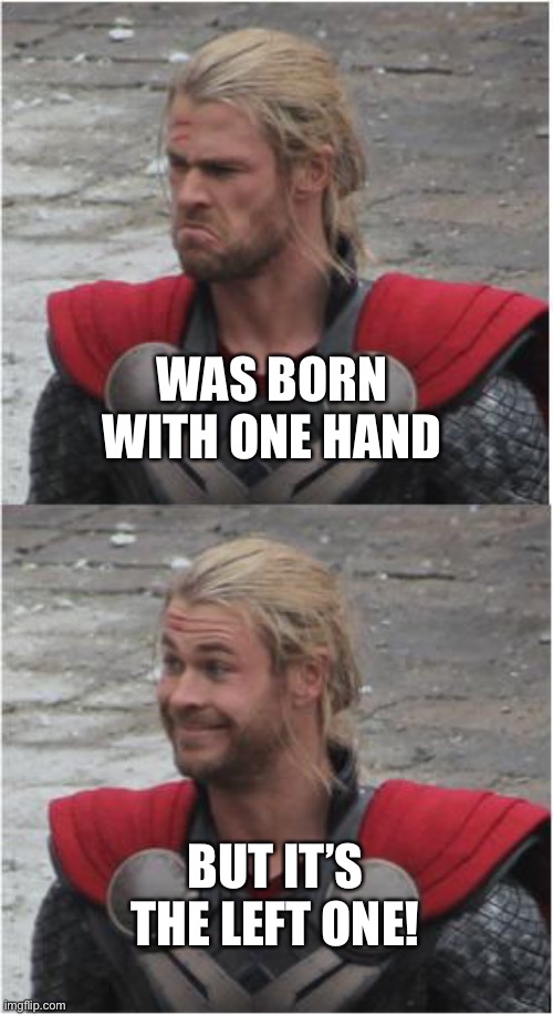 Thor Sad Then Happy - Imgflip