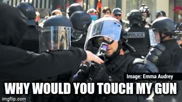 Never touch my gun, I repeat "Never Touch My Gun" - Imgflip