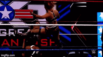 Shining Wizard by @@TeganNoxWWE_ (instant replay) - #NXTGAB - Imgflip