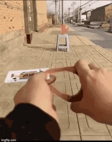 This person makes the perfect aim at the balloon. - Imgflip