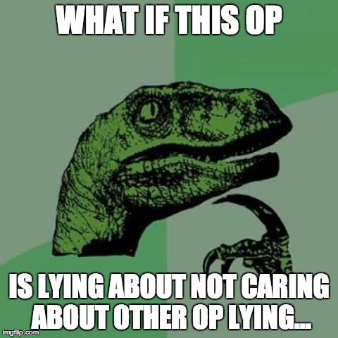 Philosoraptor Meme - Imgflip