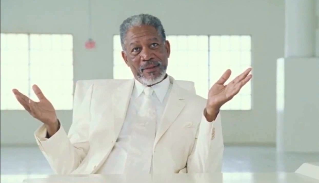 Morgan Freeman As God Blank Template Imgflip