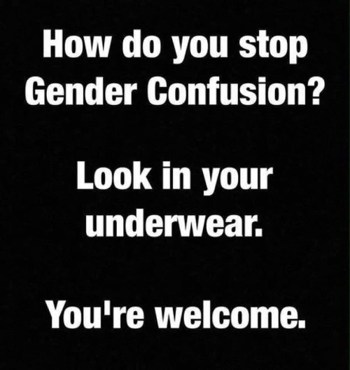How do you stop gender confusion? - Imgflip