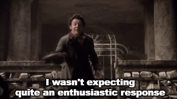 enthusiastic response - Imgflip