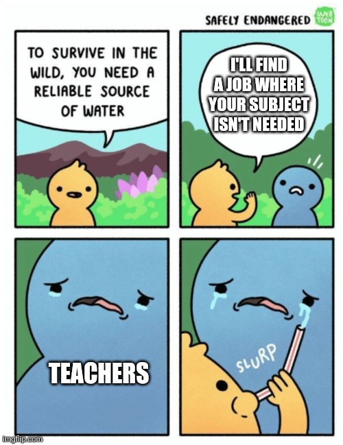 To Survive We Need Water - Imgflip