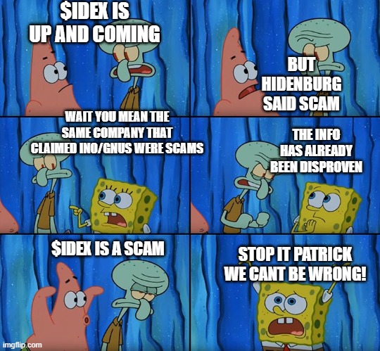 Stop it, Patrick! You're Scaring Him! - Imgflip