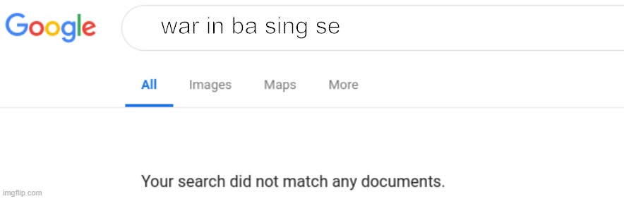 Google No Results - Imgflip