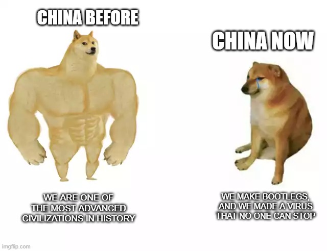 Buff Doge vs. Cheems Meme - Imgflip
