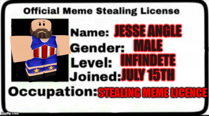 Meme Stealing License Template
