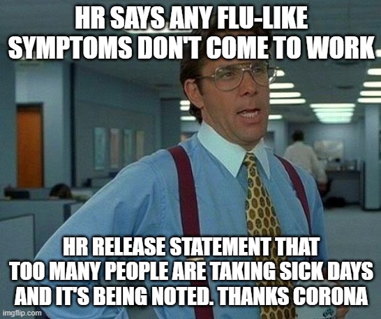 Thanks HR! - Imgflip