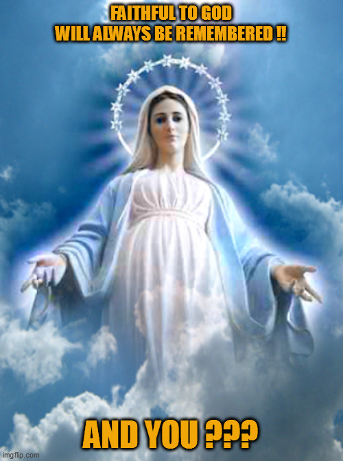 Blessed Virgin Mary - Imgflip