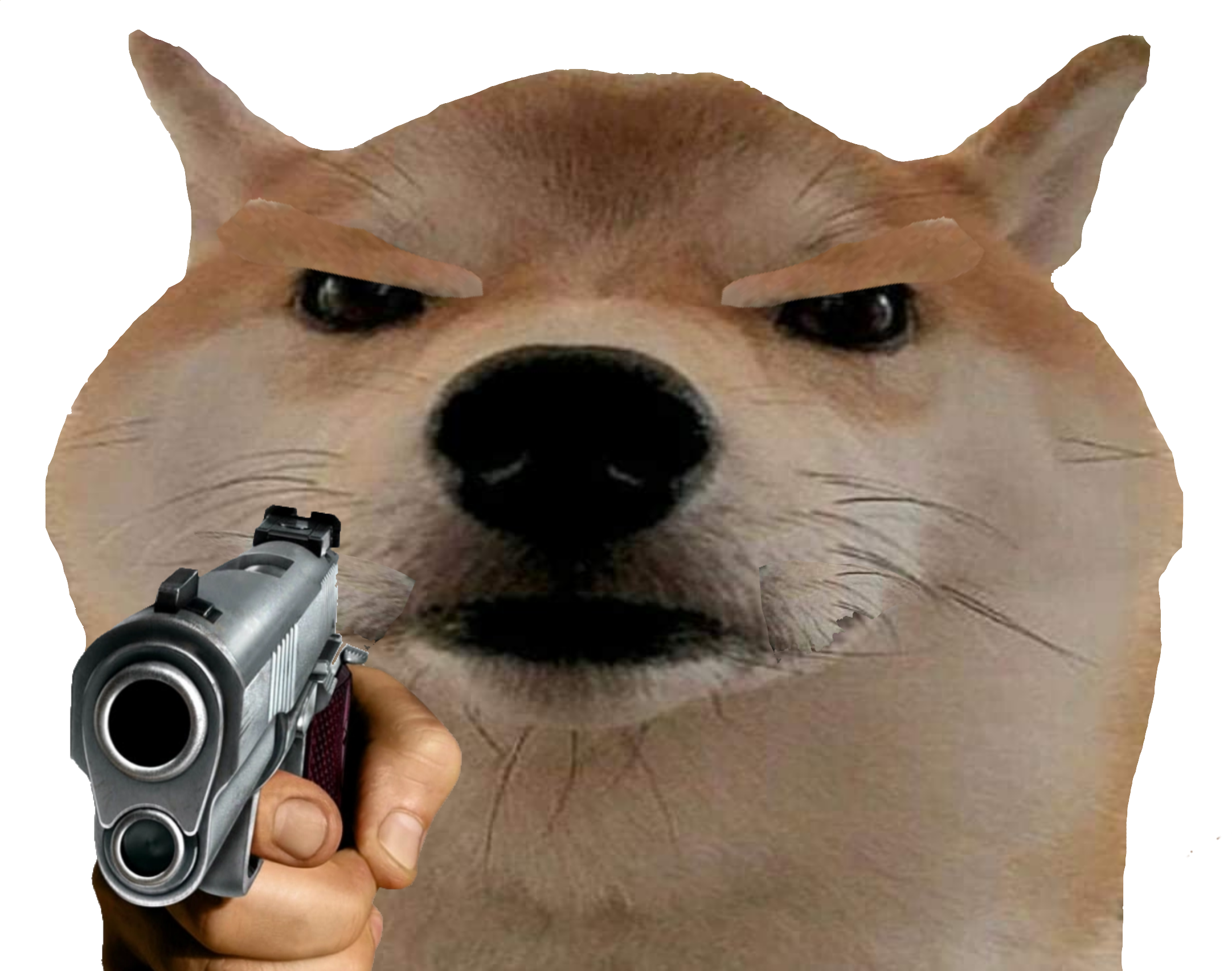 Gun Doge Blank Template Imgflip