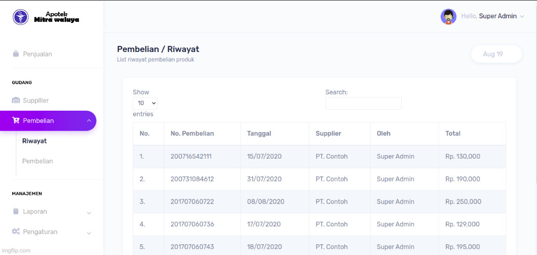 GitHub - denisyordanp/Apotek-POS: Pengembangan aplikasi POS sederhana ...