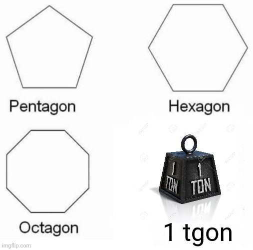 1 tgon = 12 ton lol - Imgflip