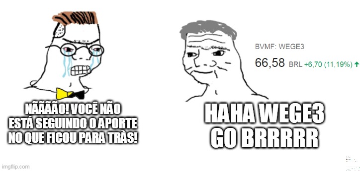 Vamos falar sobre WEGE3 e porque você não vendeu a casa e deu all-in ...