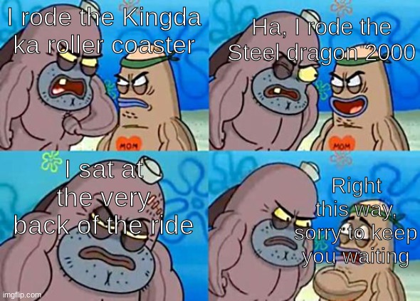 Kingda Ka Memes The View From The Top Of A Kingda Ka Roller Coaster At