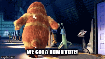 when someone down votes the meme - Imgflip