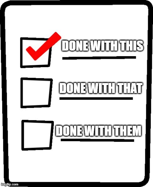 Checklist - Imgflip