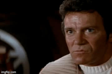 Kirk yelling "Con!" - Imgflip