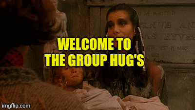 Nightbreed movie welcome to the group hug's - Imgflip