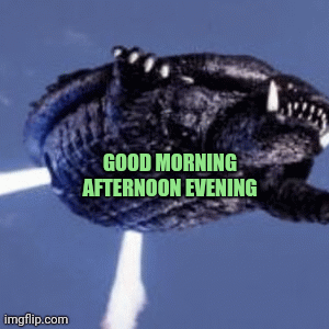 Gammera movie monster good morning afternoon evening - Imgflip