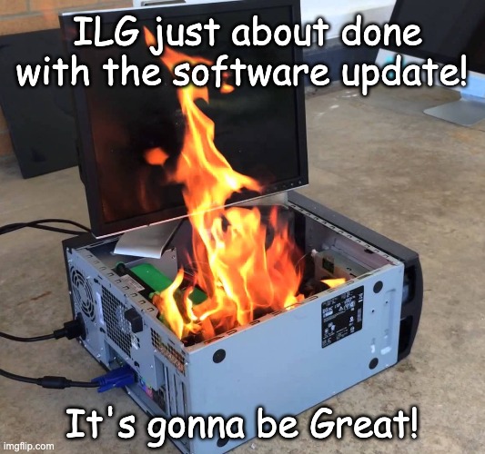 Server on fire - Imgflip