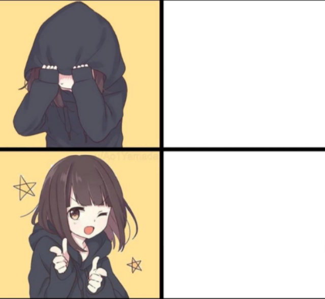 Anime Drake Blank Template Imgflip