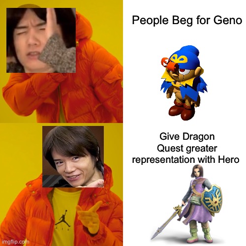 Square Enix DLC fighter Sakurai - Imgflip