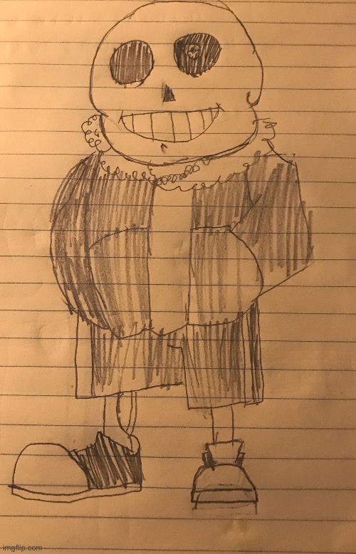My first attempt at drawing sans. (Sorry if it’s bad) - Imgflip
