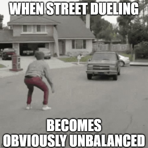 In the road - Imgflip