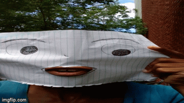 Paper face - Imgflip